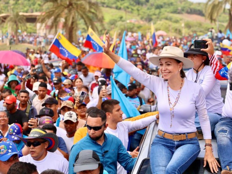 María Corina Machado desde El Callao: Vamos a lograr que un hombre ...